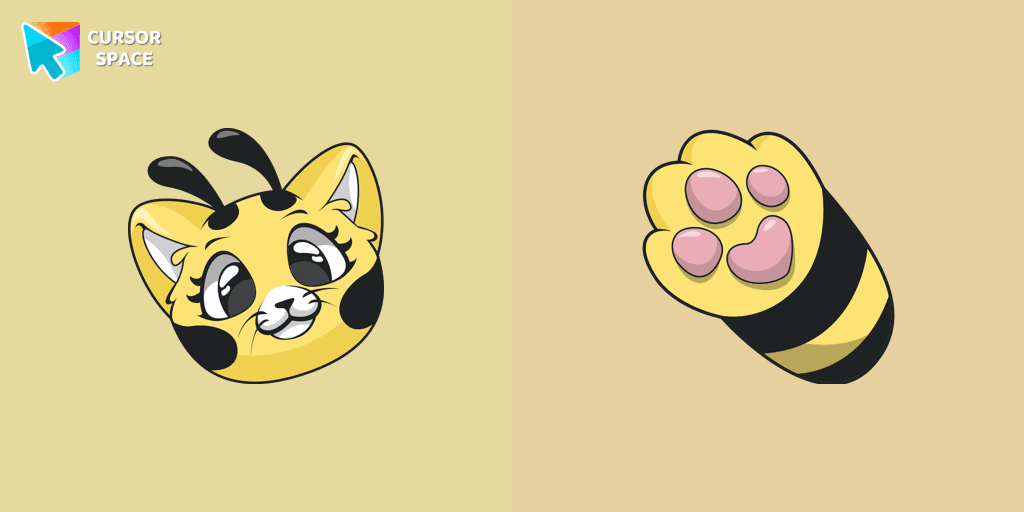 Cursor Cat-Bee For Chrome - Cursor Pack | Cursor Space